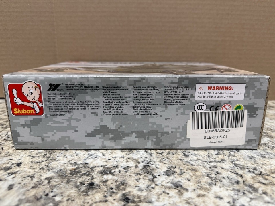 SLUBAN M38-B0305 US Army Tank Building Kit 344 Pieces Building Blocks ...