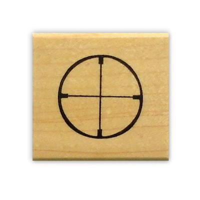 CROSSHAIRS Hunting / Shooting mounted rubber stamp, rifle scope #14 | eBay