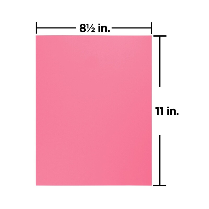 Pink Letter Paper 8.5 x 11, 100 per Pack Crafts School Projects | eBay