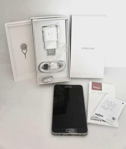 NEW Samsung Galaxy Note 5 Black Smartphone 32GB by Verizon SM-N920 ...