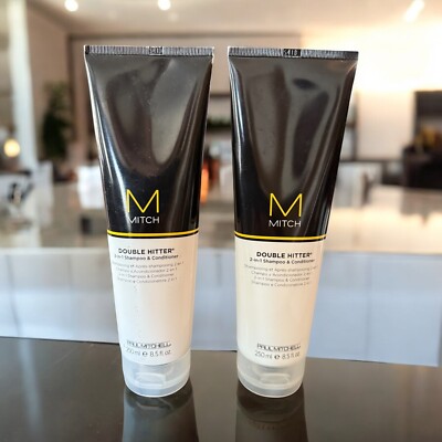 Paul Mitchell MITCH Double Hitter 2-in-1 Shampoo & Conditioner 8.5 oz ...