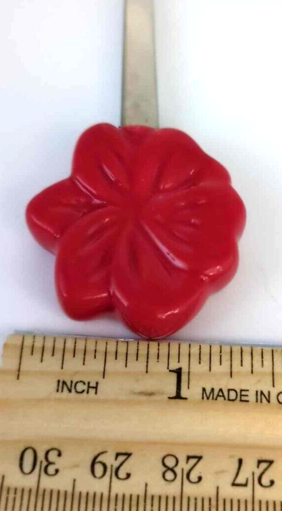 Temptations Mug Red Flower Handle Stainless Replacement Teaspoons Set ...