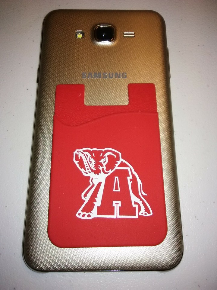 College Teams Silicone cell phone credit card holder | eBay