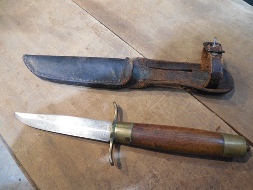 VINTAGE SWEDISH HUNTING KNIFE SHEATH OLD ANTIQUE SWEDEN | eBay