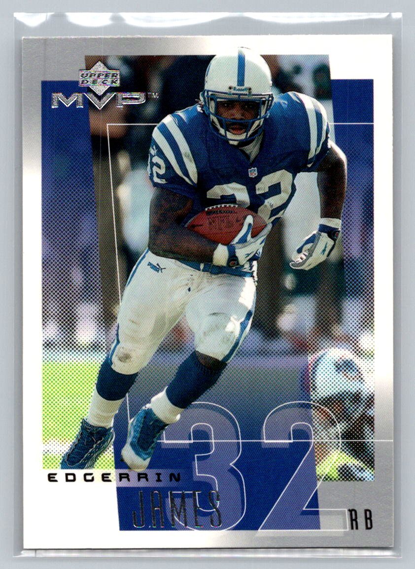 2001 Upper Deck MVP #107 Edgerrin James Indianapolis Colts Football ...