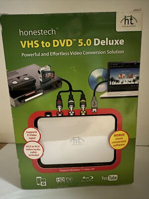 Honestech VHS to DVD 5.0 Deluxe Conversion 882960200597| eBay