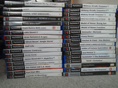 PS2 Sony Playstation 2 Games - MAKE YOUR SELECTION - *BARGAIN PRICES ...