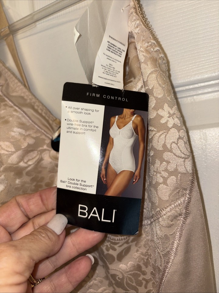 Bali Firm Control 38DD Corselet Beige NWT Style 8380 | eBay