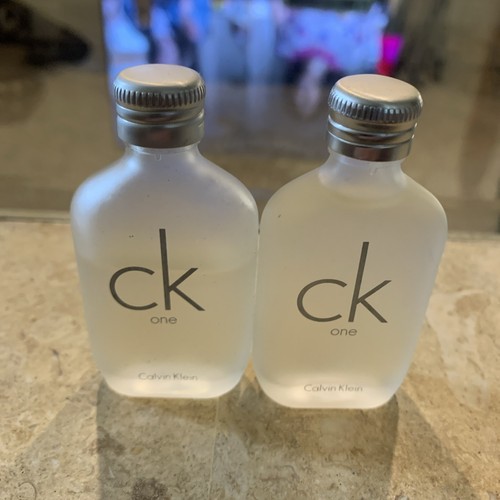 2 Ck One Cologne By Calvin Klein Collectible Bottle 0.5oz/15ml Unisex ...