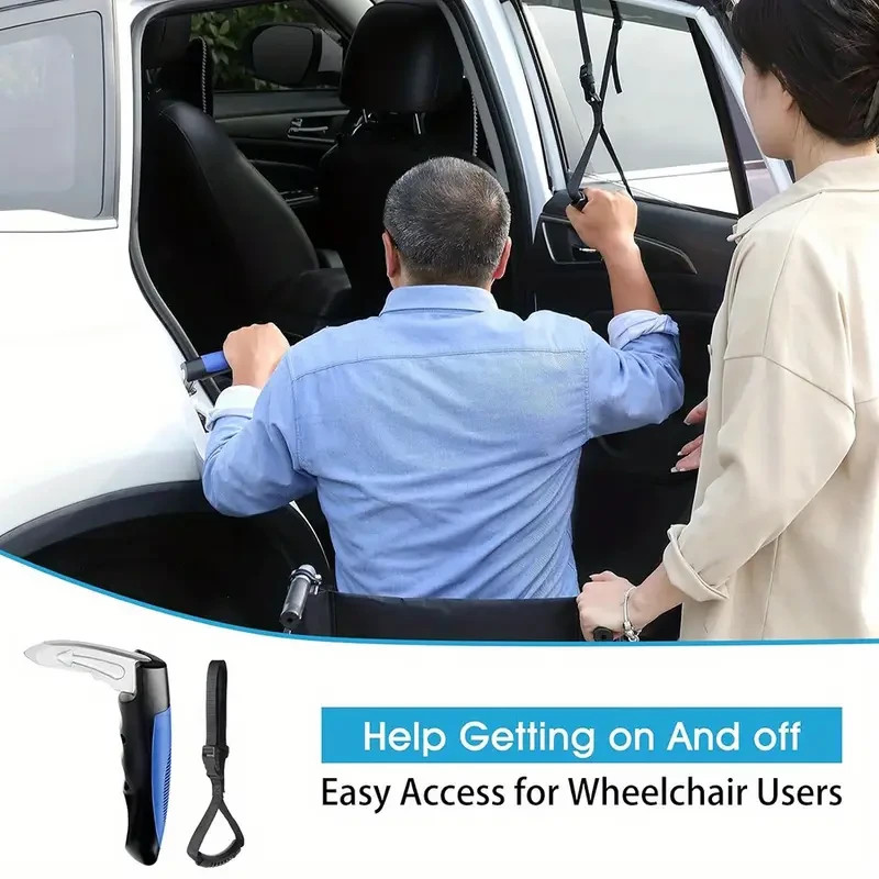 2 in 1 Car Door handle for Disabled Portable Car Cane Grab Bar Mobility ...