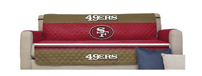 NFL Unisex NFL Sofa Couch Reversible Furniture Protector with Elastic ...