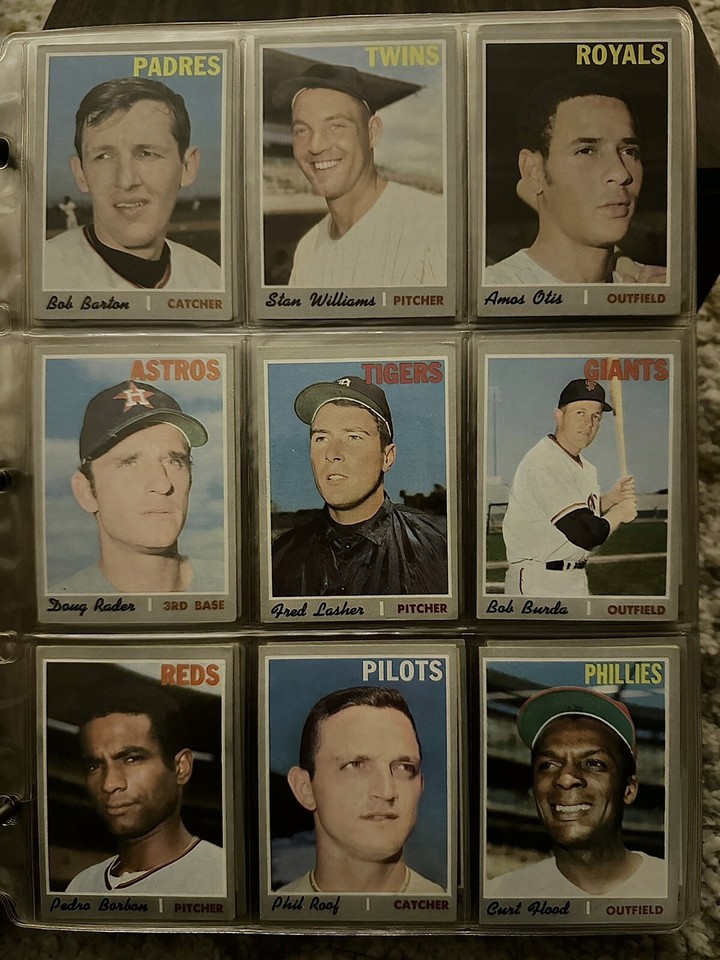🔥1970 Topps Baseball Complete Set 720/720 Very Nice! Rose, Bench, Aaron ...