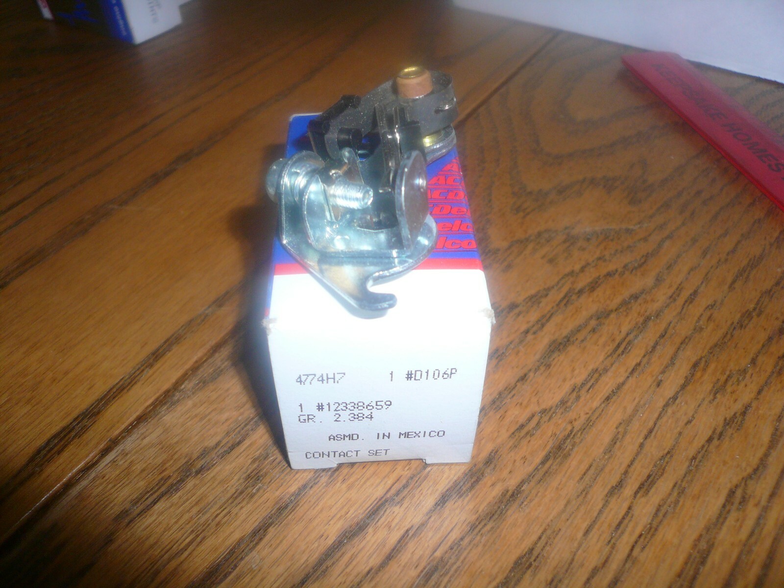 Vintage NOS DELCO D106P 12338659 General Motors/Chevrolet Contact Point ...