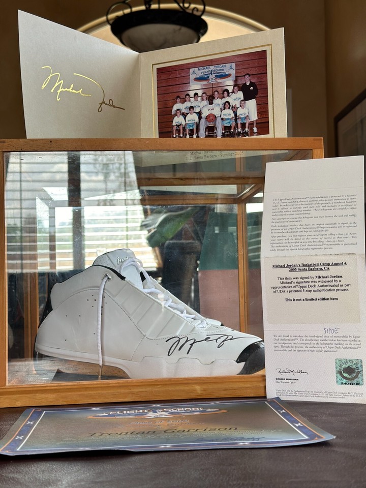 Michael Jordan Shoe Autographed. Authentic. | eBay