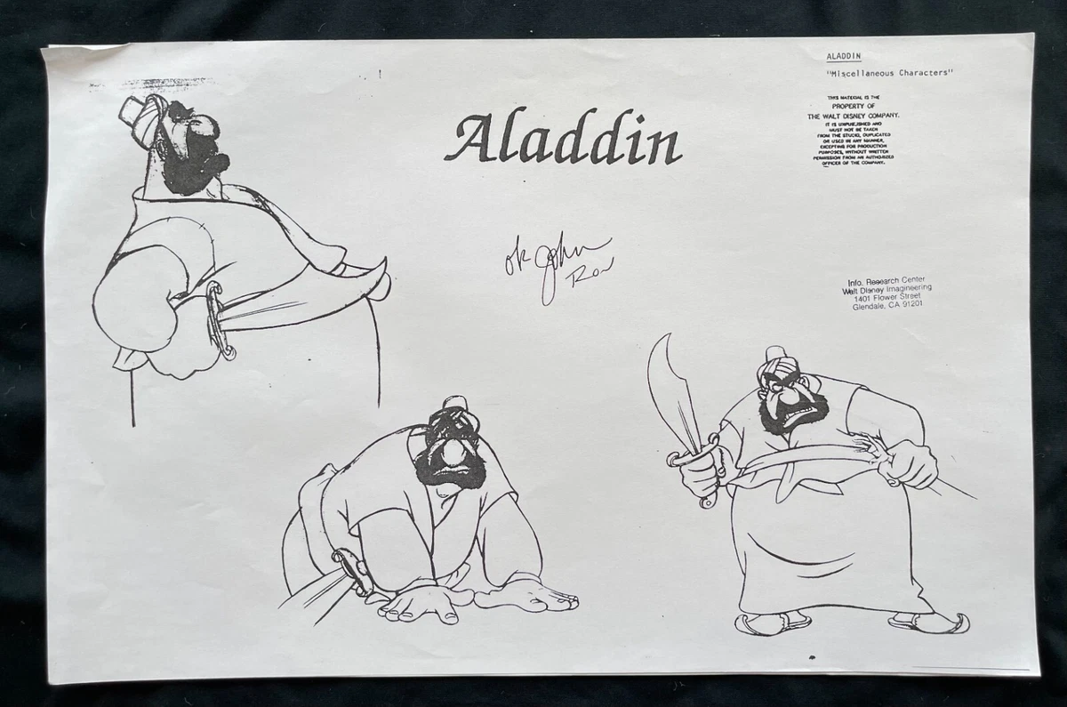 Jafar Aladdin Model Sheet
