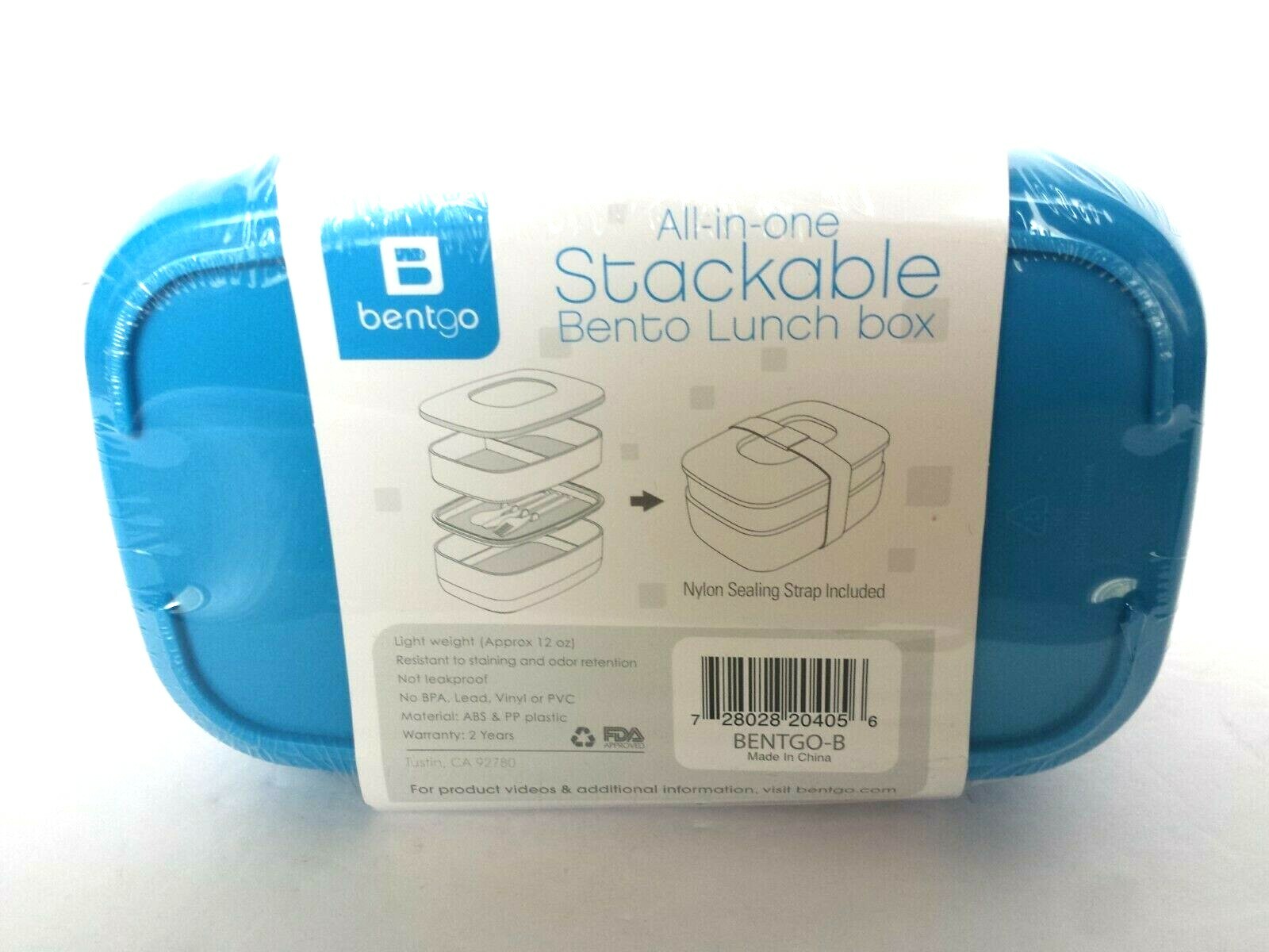 NEW FACTORY SEALED BENTGO ALL IN ONE STACKABLE BENTO LUNCH BOX WHITE ...