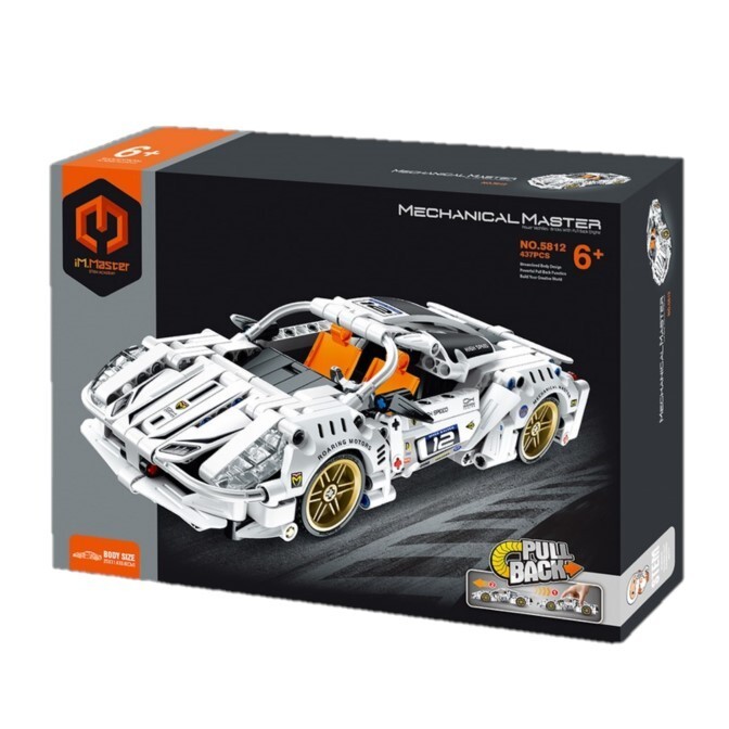 iM.Master - Pull Back Super Car White - 437 Pieces 5812 | eBay iM.Master - Pull Back Super Car White - 437 Pieces 5812 | eBay