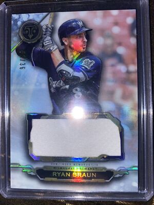 2019 Topps Triple Threads Ryan Braun Relic /36 | eBay