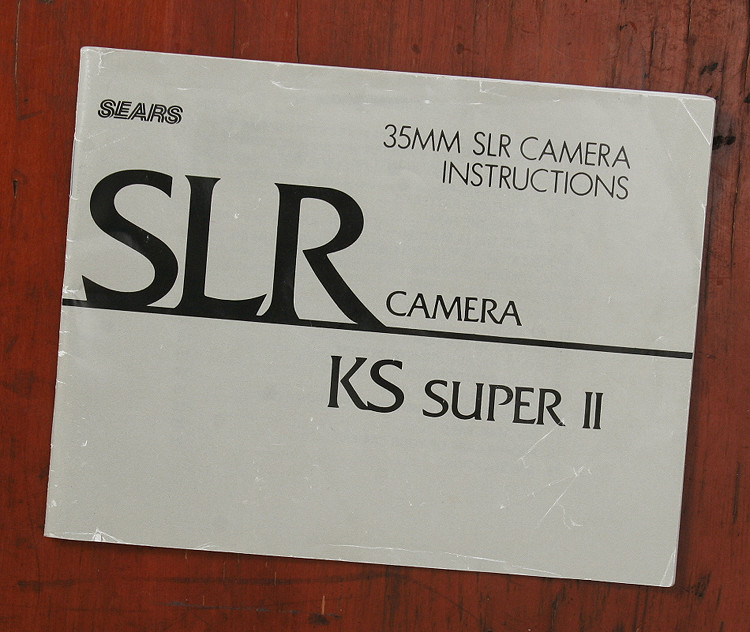 SEARS KS SUPER II SLR CAMERA INSTRUCTIONS/131704 | eBay