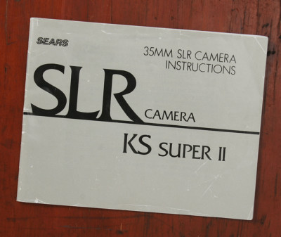 SEARS KS SUPER II SLR CAMERA INSTRUCTIONS/131704 | eBay