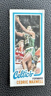 CEDRIC MAXWELL 1980-81 Topps Single Separated Panel #39 Boston Celtics ...