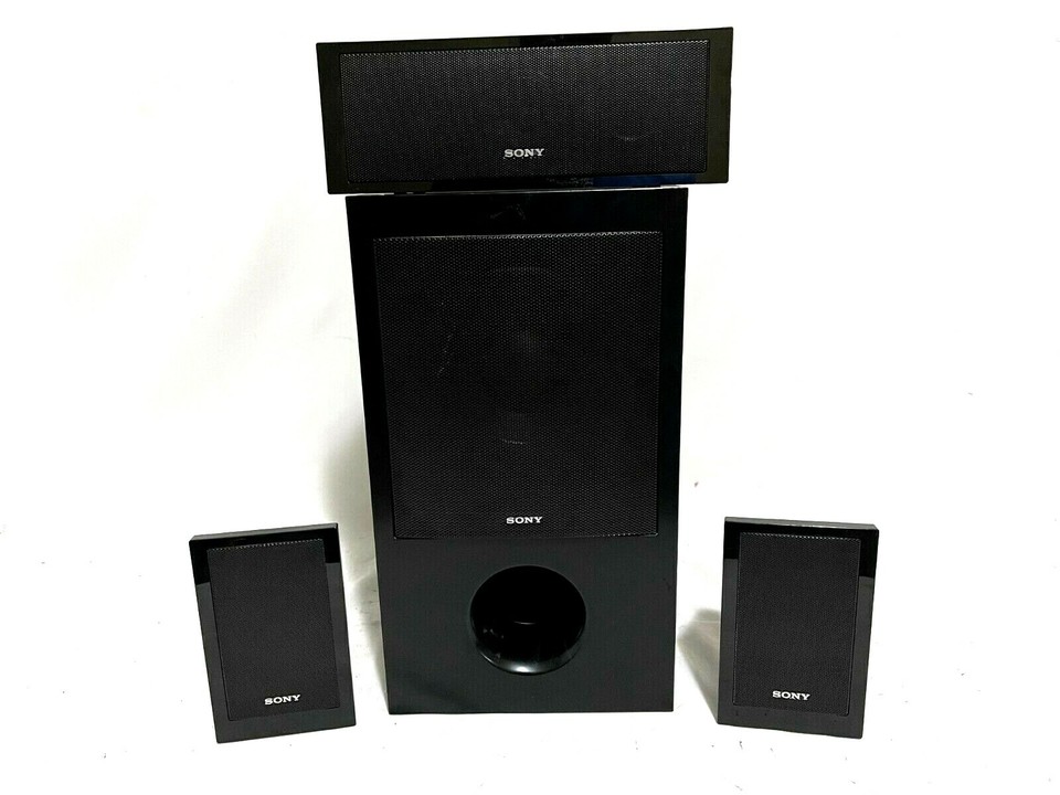 SONY SS-WS102 Subwoofer SS-CT101 Center & (2) TS-102 Satellite Speakers ...