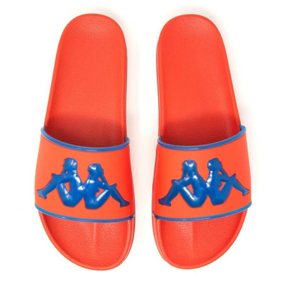 Kappa Authentic Aqua 1 Slides Slippers Red Azure Mens Unisex NWT/NWB | eBay