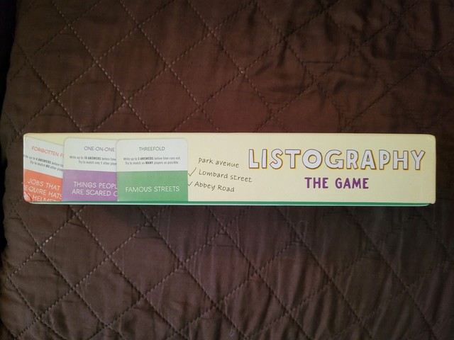 Listography Ser.: Listography: the Game : May the Best List Win! (Board ...