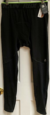 NWT RBX MEN COMPRESSION TRAINING TIGHTS BASE LAYER BLACK PANTS CRM7012 ...