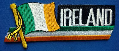 Ireland Flag Patch Embroidered Iron On Applique | eBay