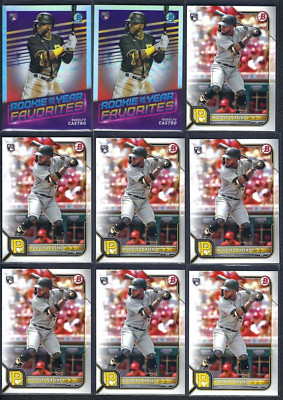 2022 Bowman Rodolfo Castro Rookie Cards, 10 Excellent Condition MLB ...