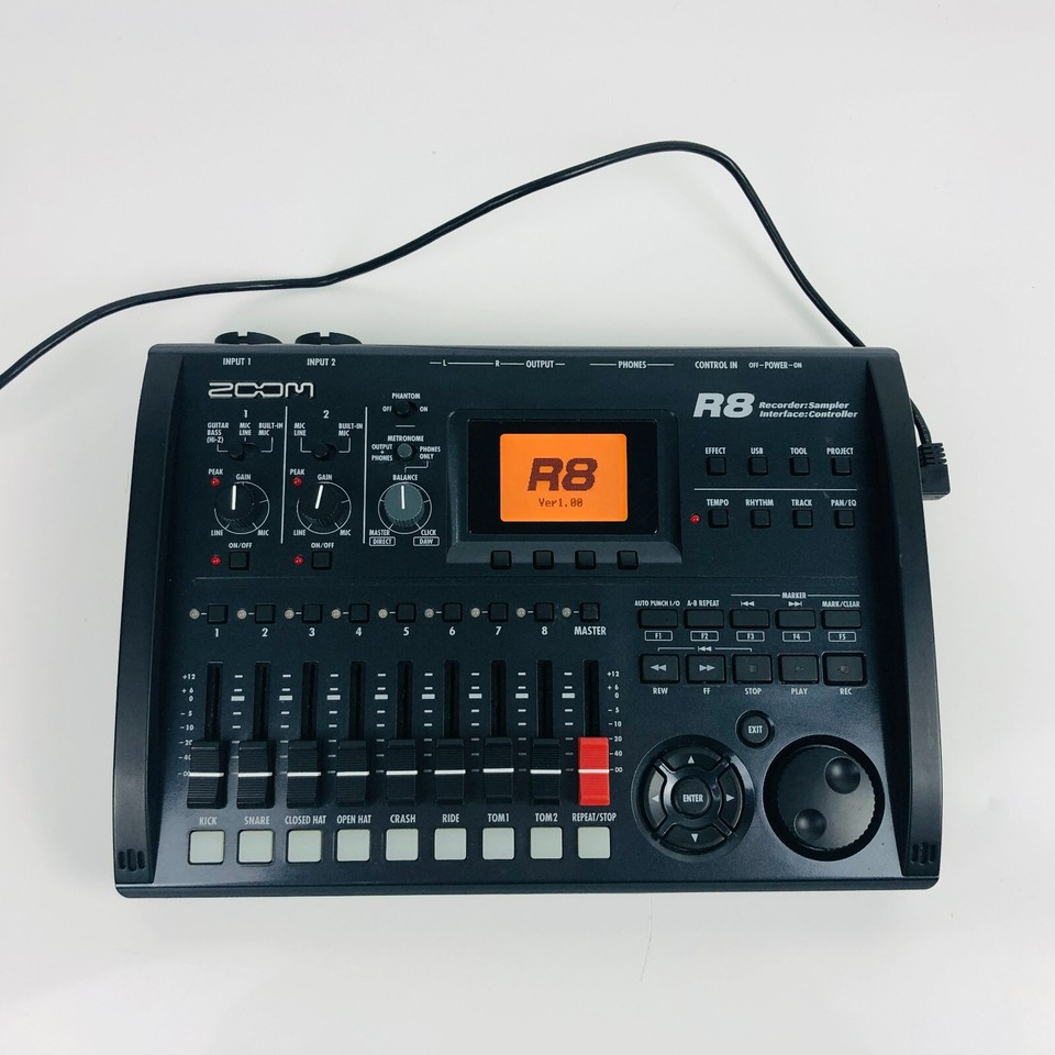 Zoom R8 Multitrack Digital Recorder 8-track MTR Sampler Working Order ...