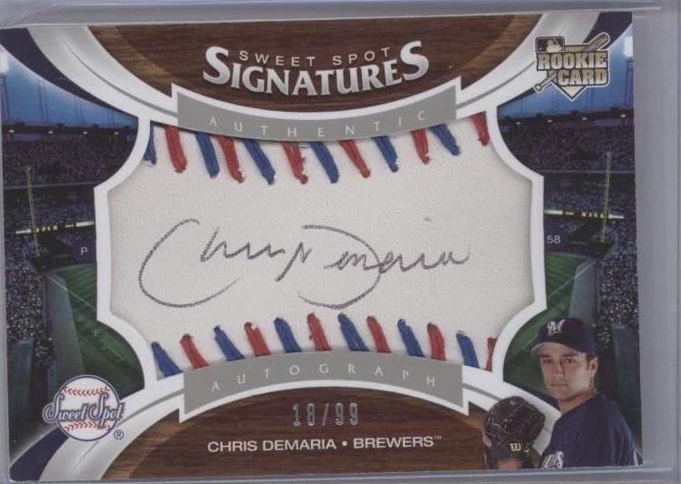 2006 Upper Deck Sweet Spot - Sweet Spot Signatures Chris Demaria #150 ...