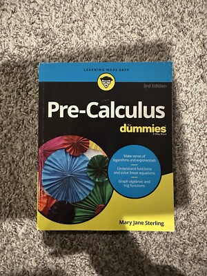 Pre Calculus For Dummies - Brand New 9781119508779| eBay