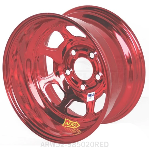 Aero Race Wheels 15x8 2in 5.00 Red Chrome 52-985020RED | eBay
