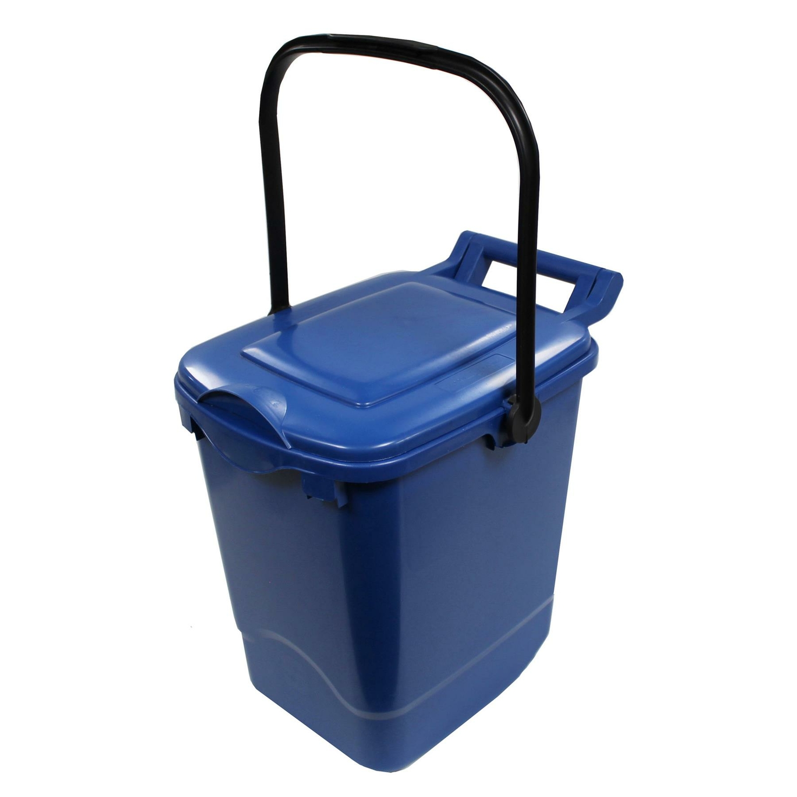 23 Litre Large Compost Caddy/Kerbside Bin - Blue & 5L Kitchen Caddy ...