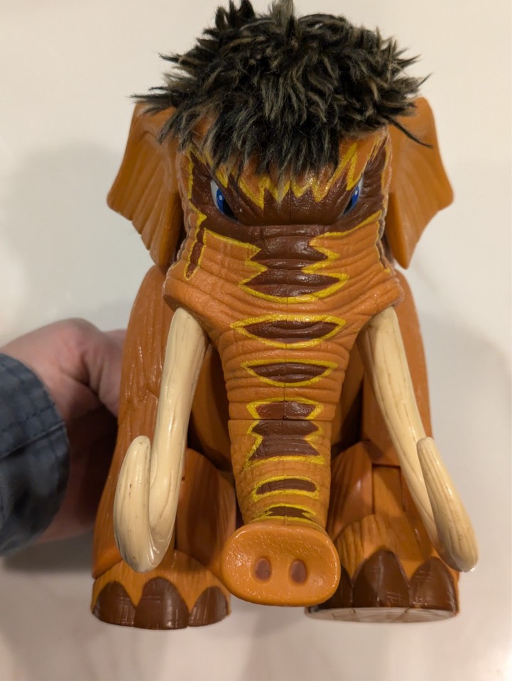 Mattel Fisher Price 2005 Imaginext Roaring Woolly Mammoth Elephant ...