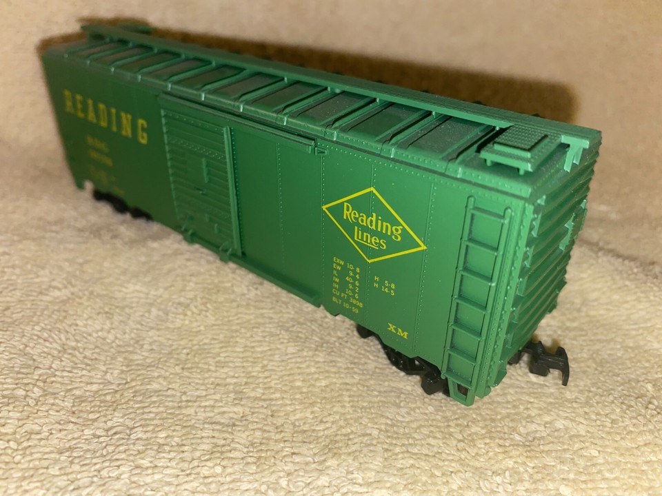 RDG Reading 40` Boxcar Custom Painted Athearn Blue Box USED | eBay