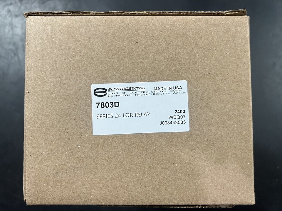 ELECTROSWITCH Manuel Reset Lock Out Relay 7803D | eBay