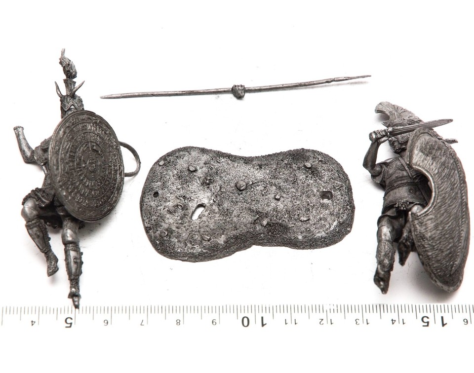 Tin 54mm Greece. Trojan War. Achilles vs. Hector 1240-1230 1:32 Scale ...