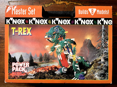 Vintage 1996 K'NEX T-REX Master Set #14123 - NEW | eBay