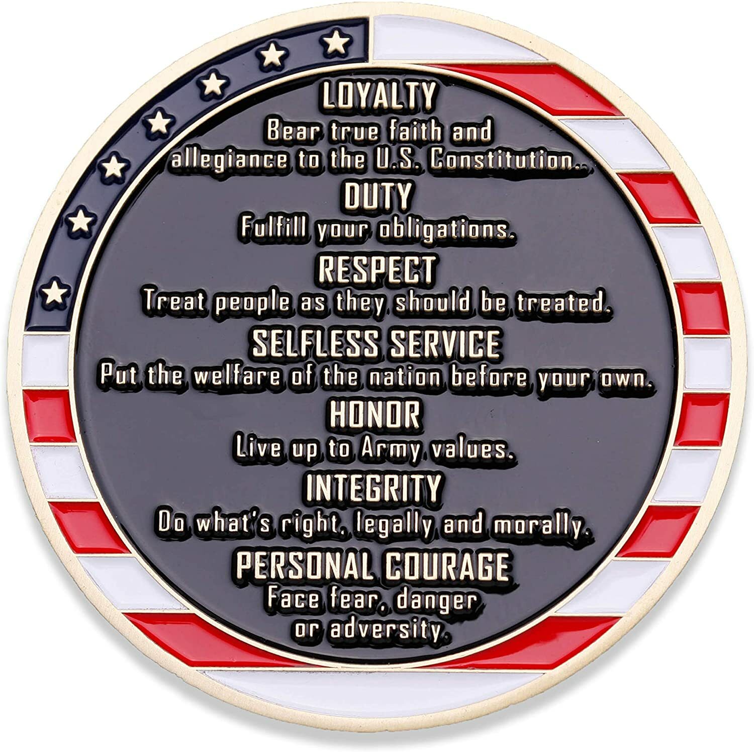 United States Army Core Values Challenge Coin | eBay