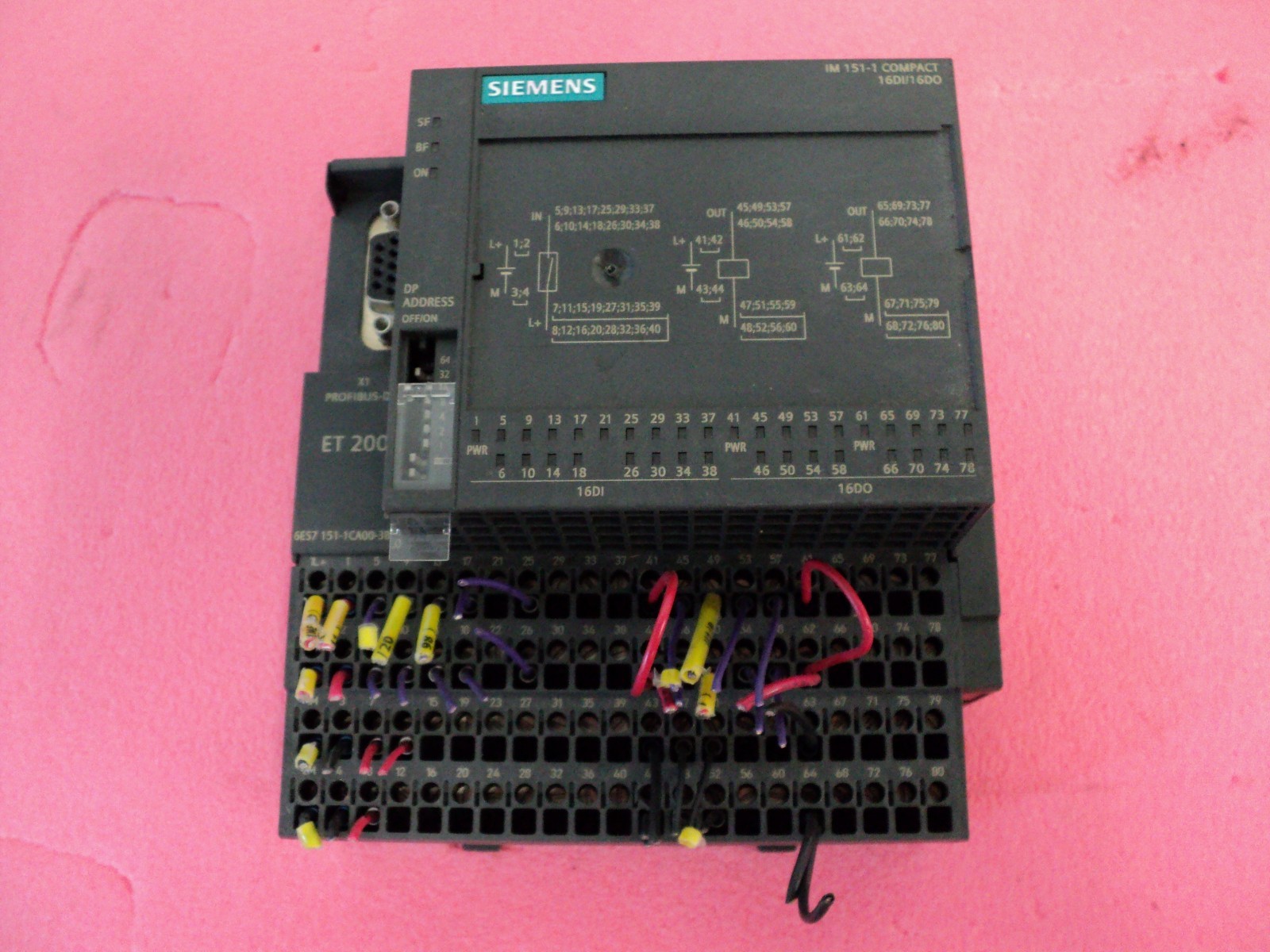 Siemens ET 200S IM 151-1 Compact 16DI/16DO 6ES7 151-1CA00-3BL0 | eBay