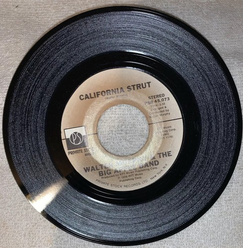 WALTER MURPHY & THE BIG APPLE BAND 45 RPM PRIVATE STOCK RECORDS ...