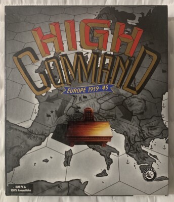 VTG High Command Europe 1939-45 Video Game IBM PC 3.5" Disks Original ...