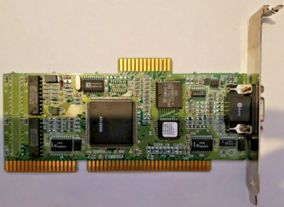 ATI Integra Gaming ISA VGA Video Card EXMBVGA 109P014210 Retro Graphics ...