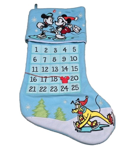 Disney Mickey Mouse & Friends Advent Countdown to Christmas 22" Holiday ...