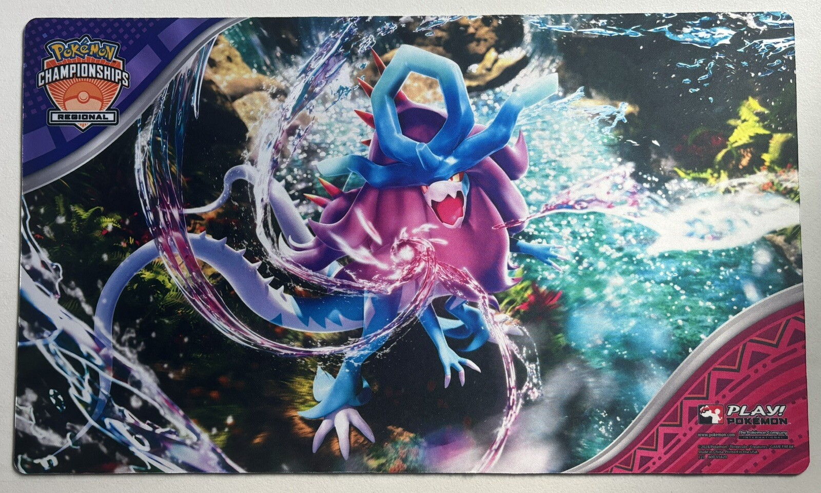 Official Walking Wake (Anceint Suicune) Playmat (Pokemon TCG - Regional 2024) | eBay