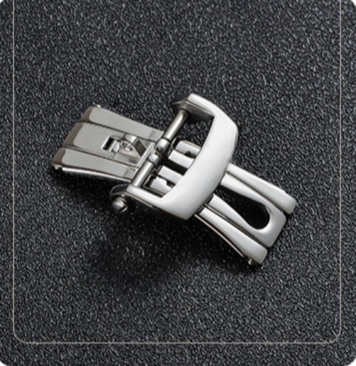 Stainless Steel Pin Buckle Butterfly Clasp 20mm for Blancpain FIFTY ...