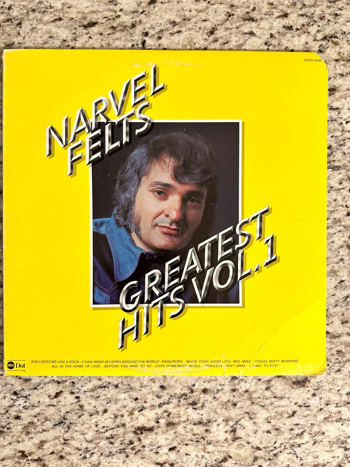 Narvel Felts - Greatest Hits Vol 1 OG Vinyl LP, ABC Dot Records, 1975 ...